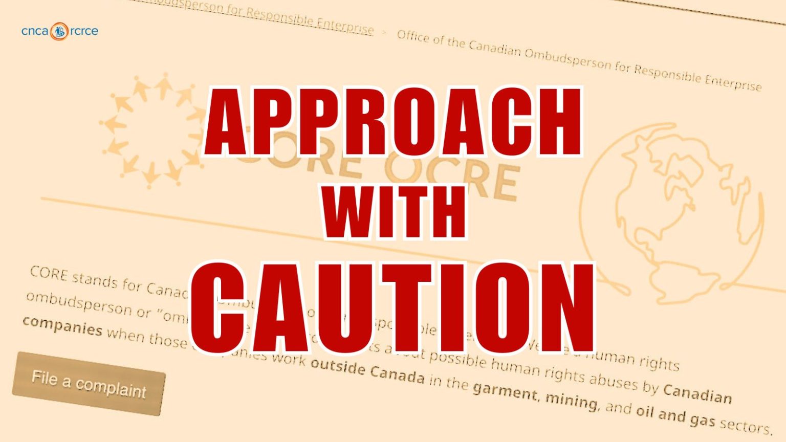 Campaign – Empower the C.O.R.E. | CNCA - RCRCE