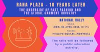 National Rally: Rana Plaza 10 years later | CNCA - RCRCE