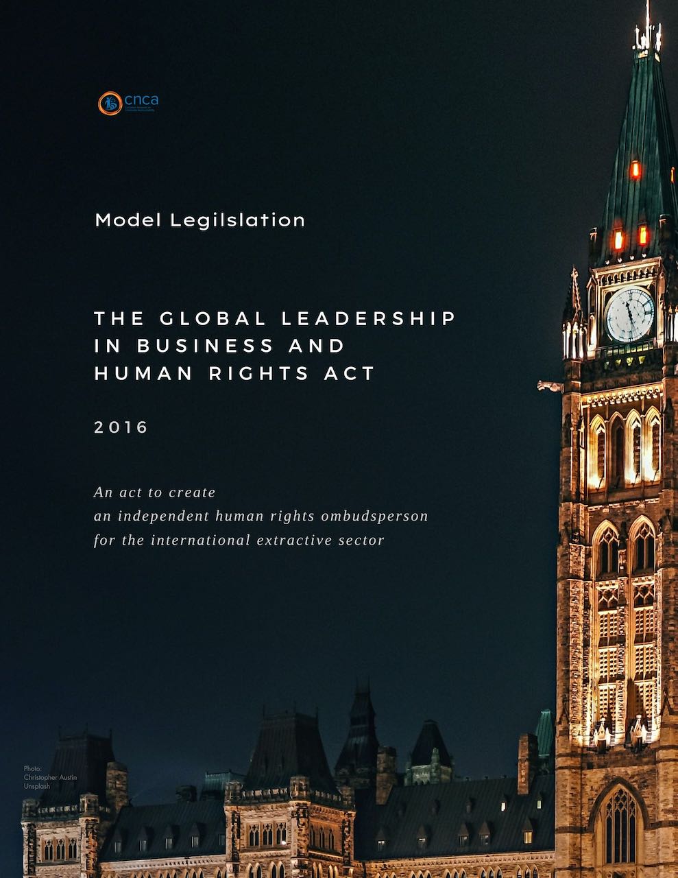 Model Legislation | CNCA - RCRCE